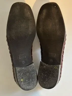 Ipanema | Shoes | Ipanema Butterfly Woven Leather Loafers In A Dark ...